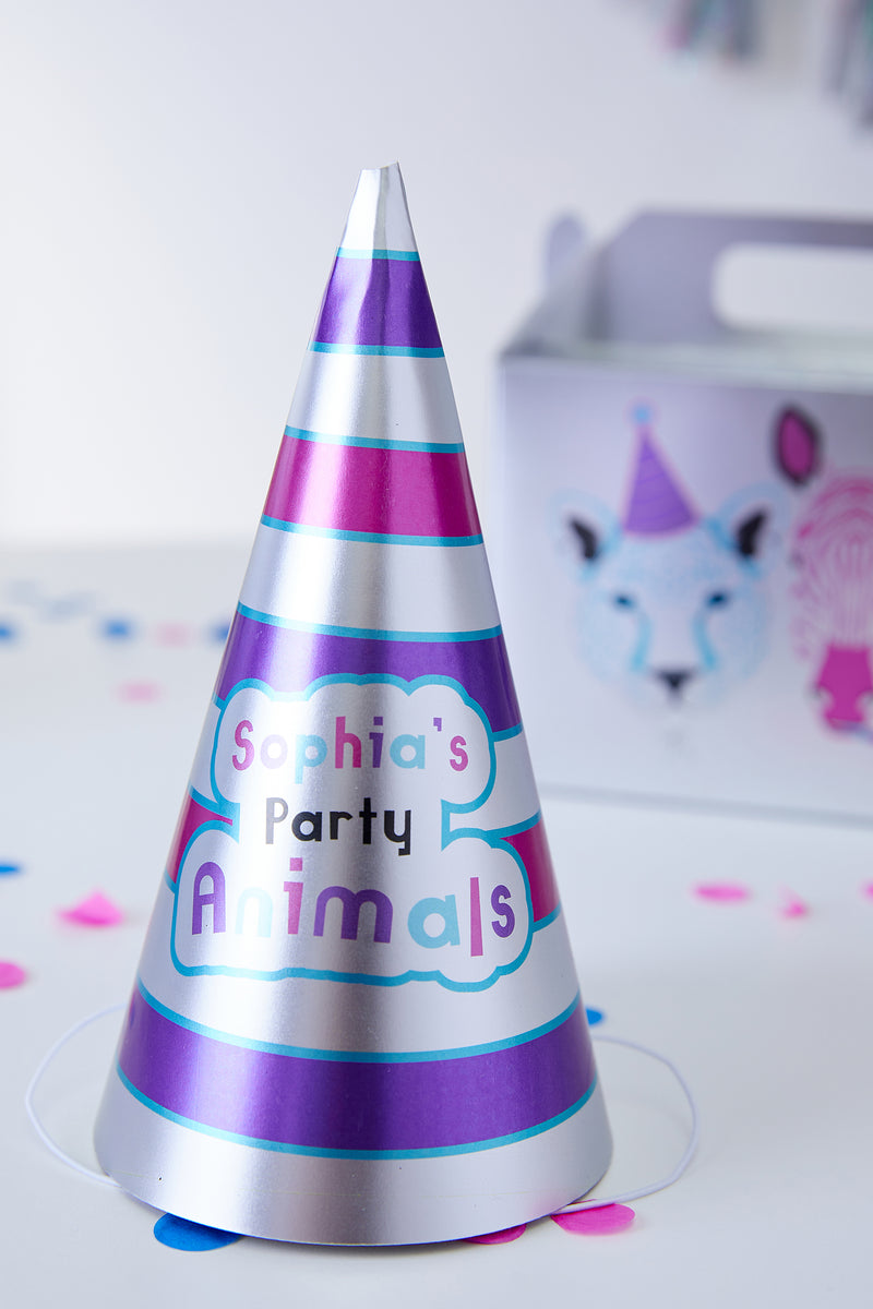 Personalised Party Animals - Party Hat – theaddedextras