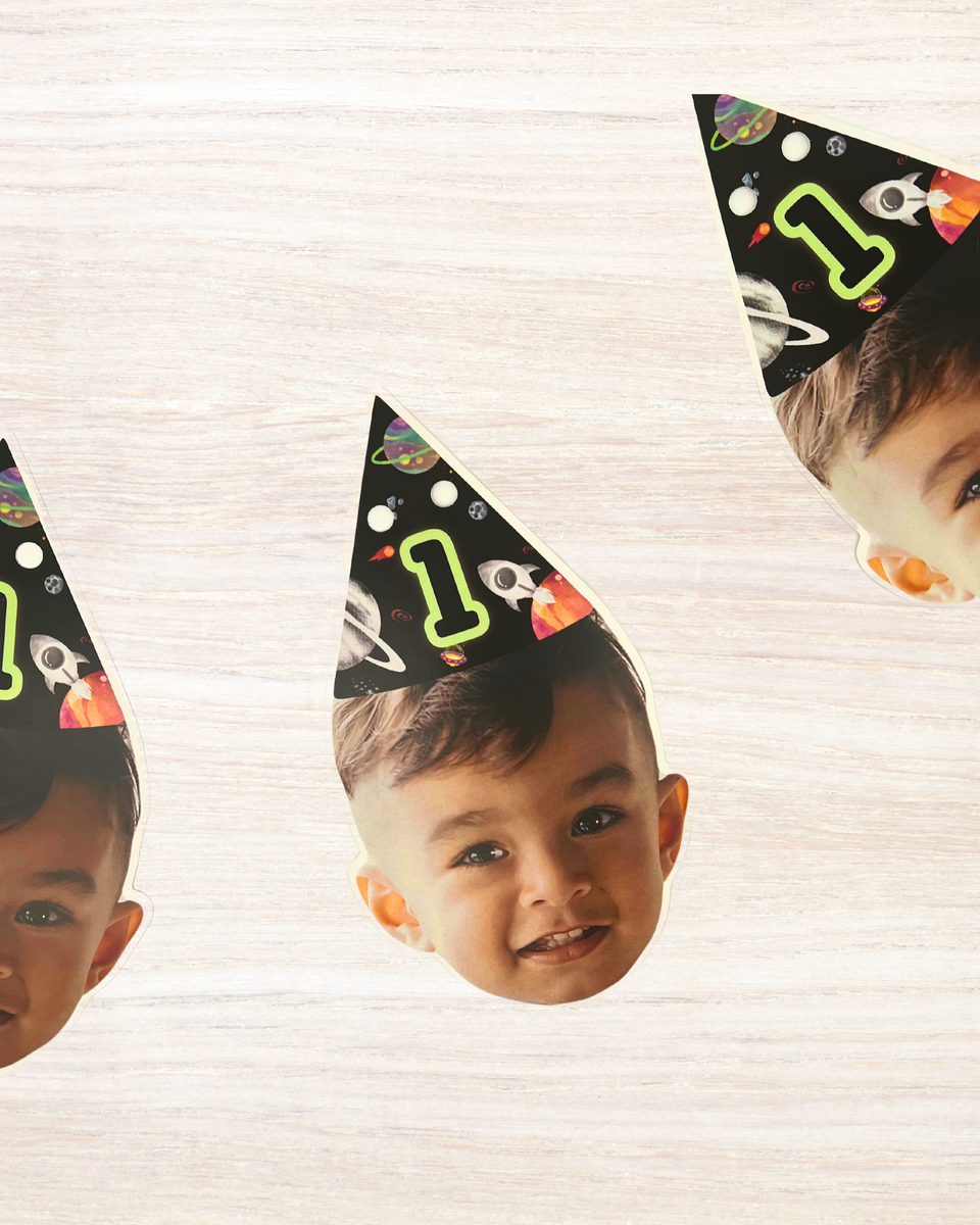 Personalised First Year Around The Sun - Face Bunting – theaddedextras