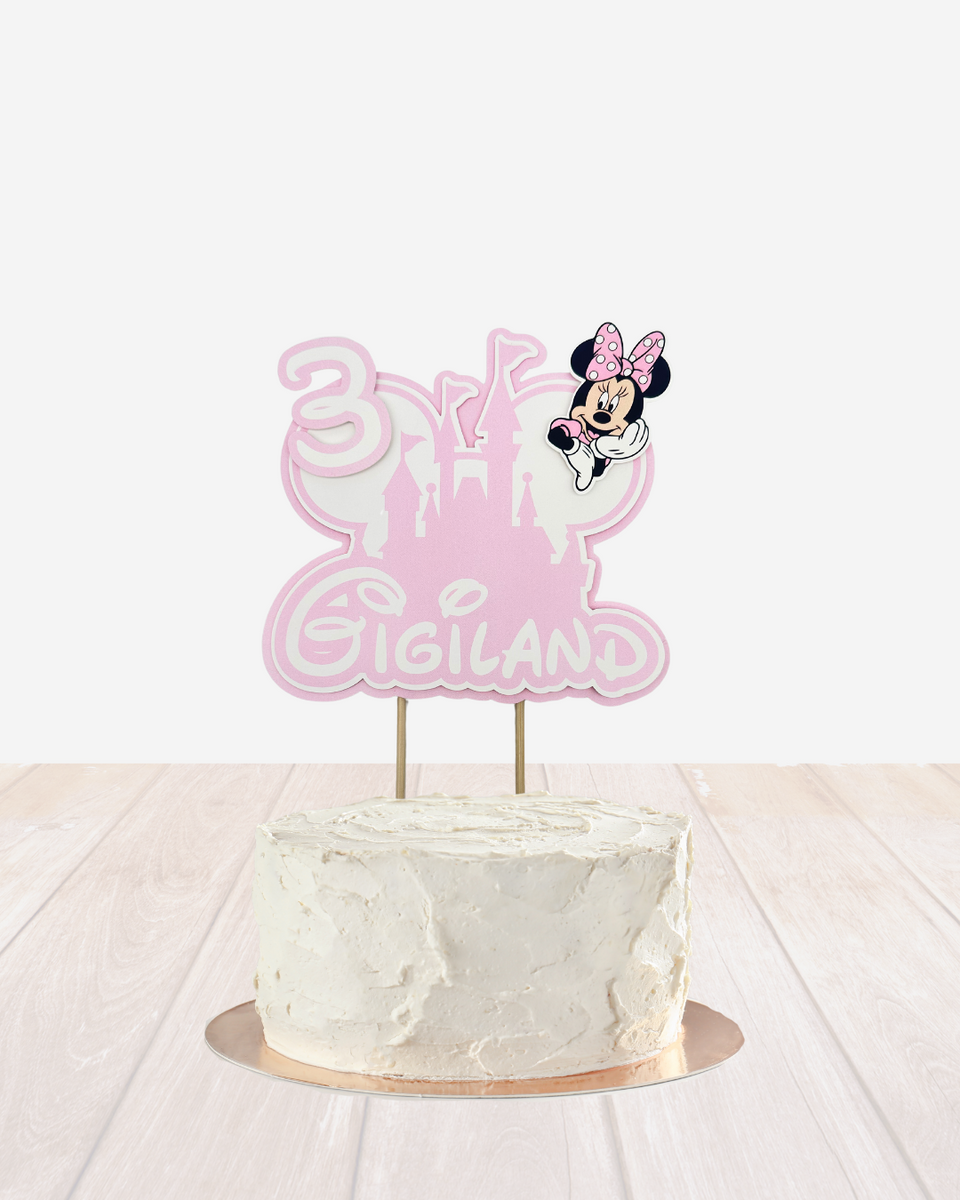 Personalised MinnieLand - Cake Topper Bundle – theaddedextras