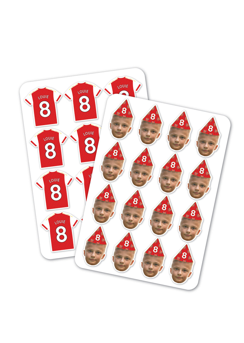 Personalised Football Team - Sticker Pack – theaddedextras