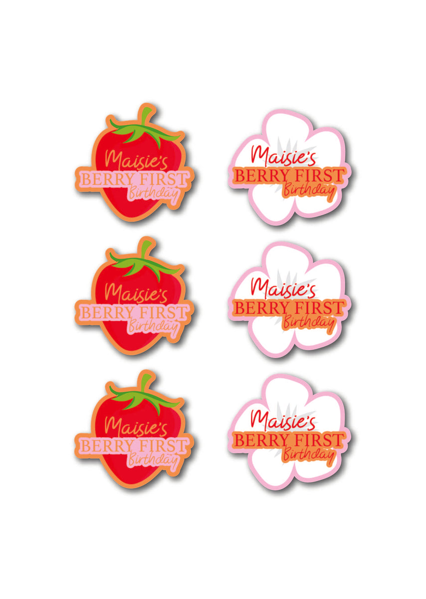 Personalised Berry - Sticker Pack – theaddedextras