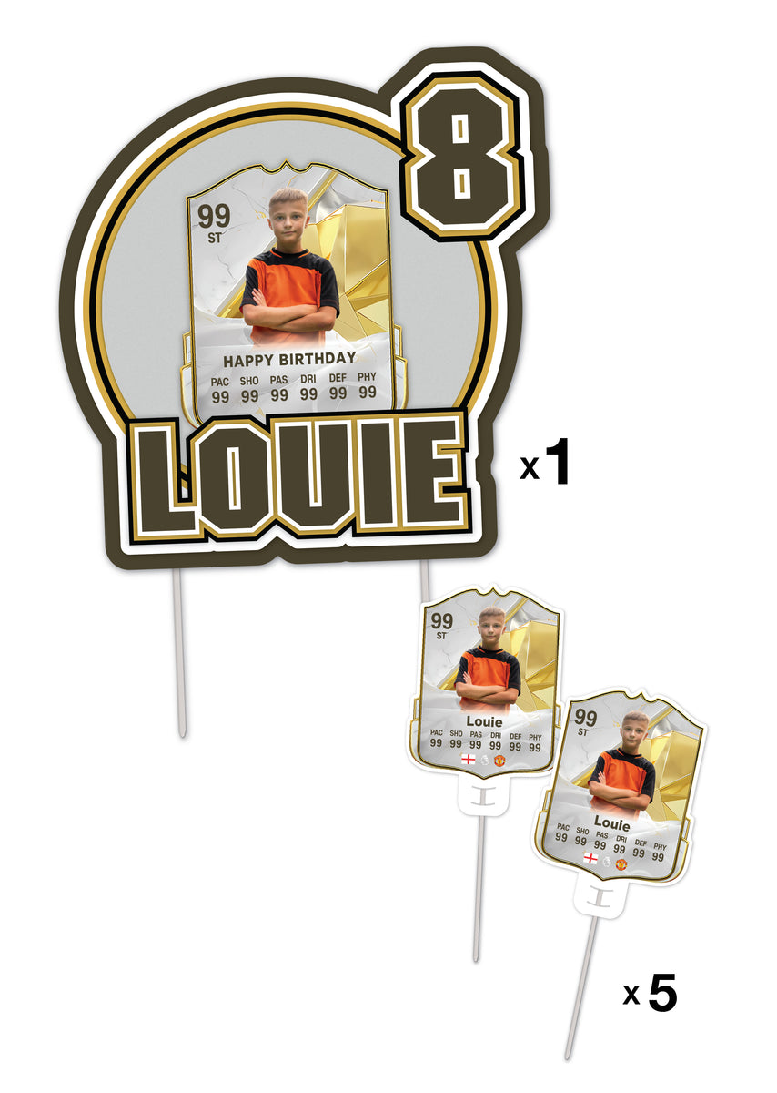 Personalised FC25 - Cake Topper Bundle – theaddedextras