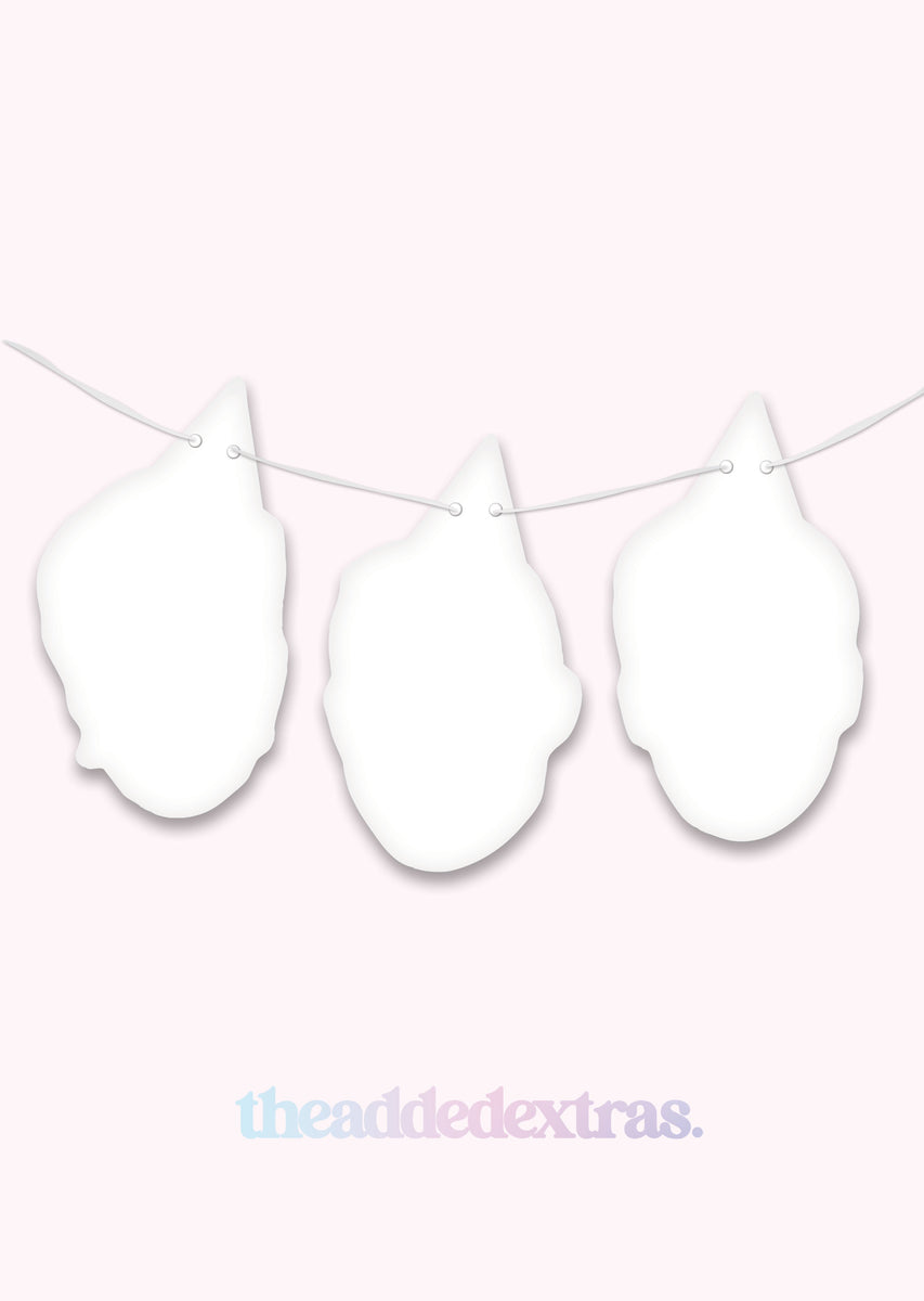 Personalised Bespoke - Face Bunting – theaddedextras