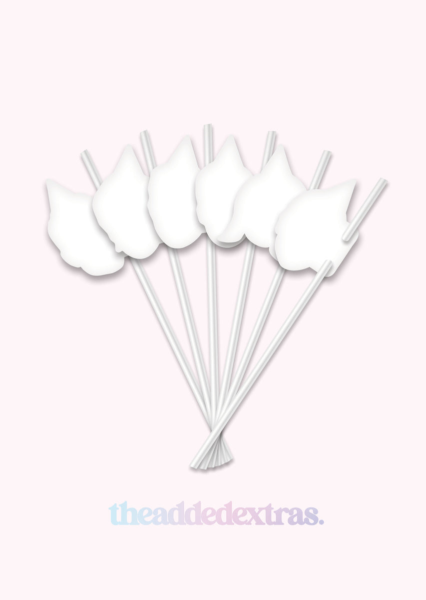 Personalised Bespoke - Face Straw Topper - Pack of 18 – theaddedextras