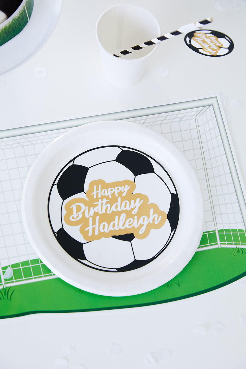 Personalised Football - 2 Piece Place Setting – theaddedextras
