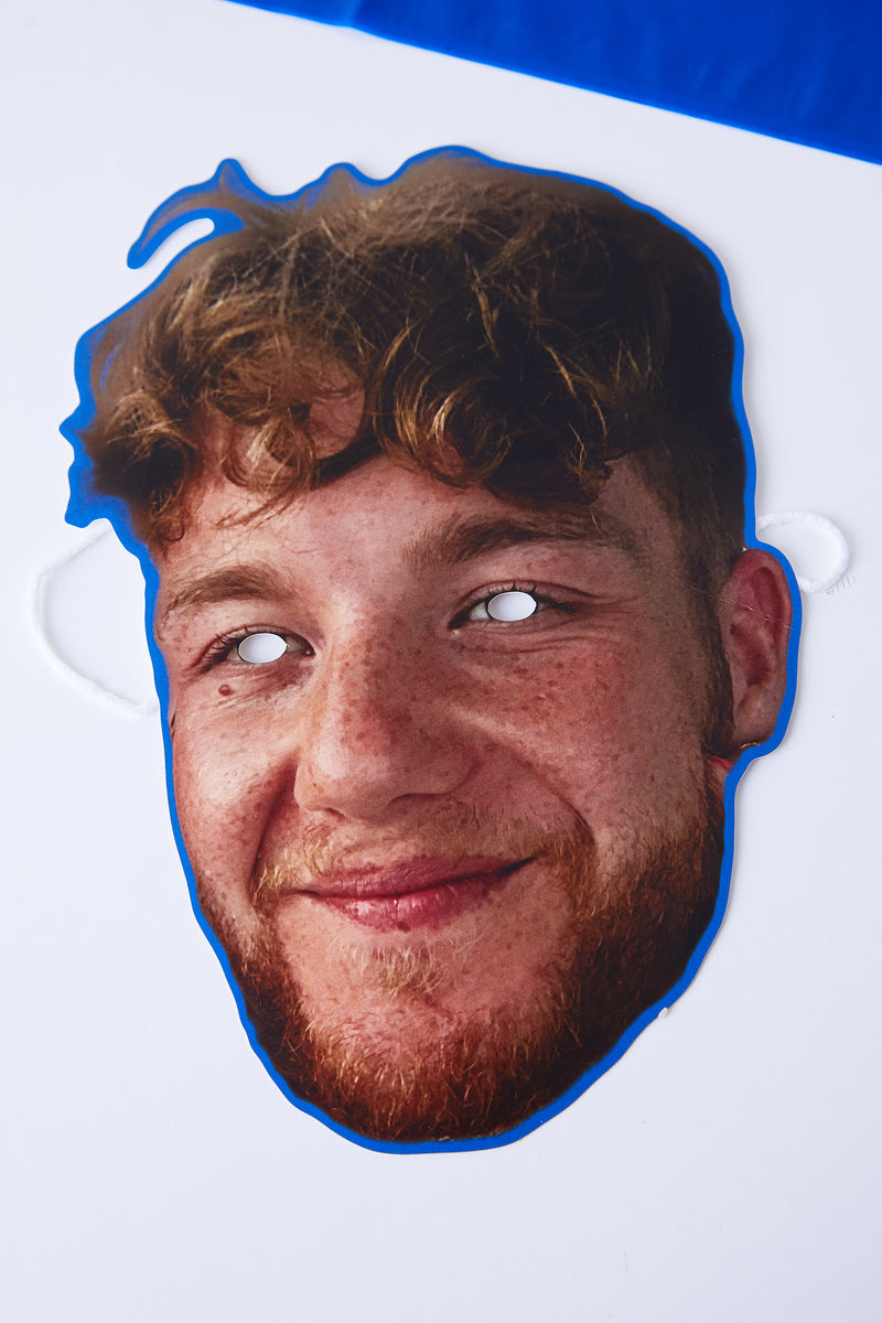 Personalised Blue Splash - Face Mask – theaddedextras