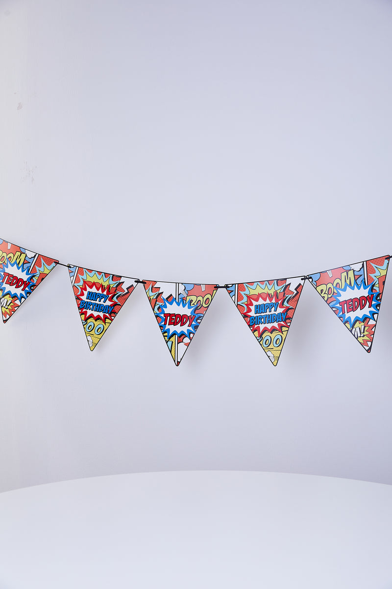Personalised Comic - Bunting – theaddedextras