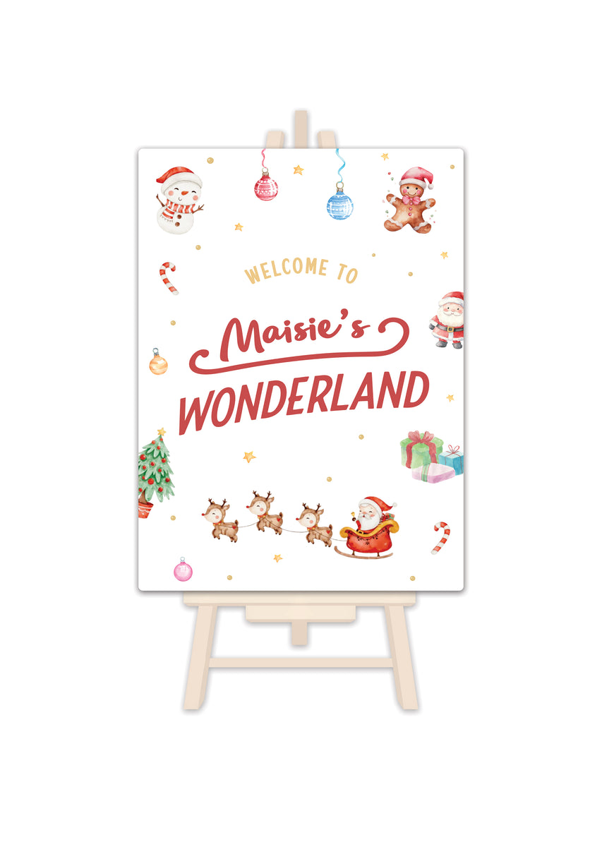 Personalised Wonderland - Sign – theaddedextras